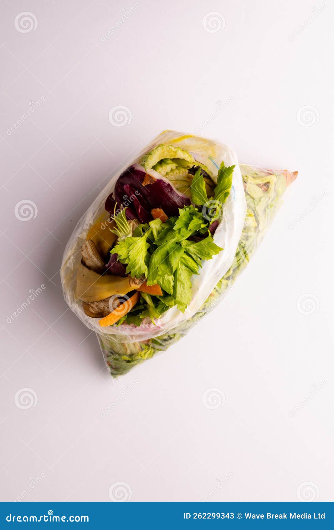 Vertical Image of Organic Fruit and Vegetable Waste in Kitchen ...