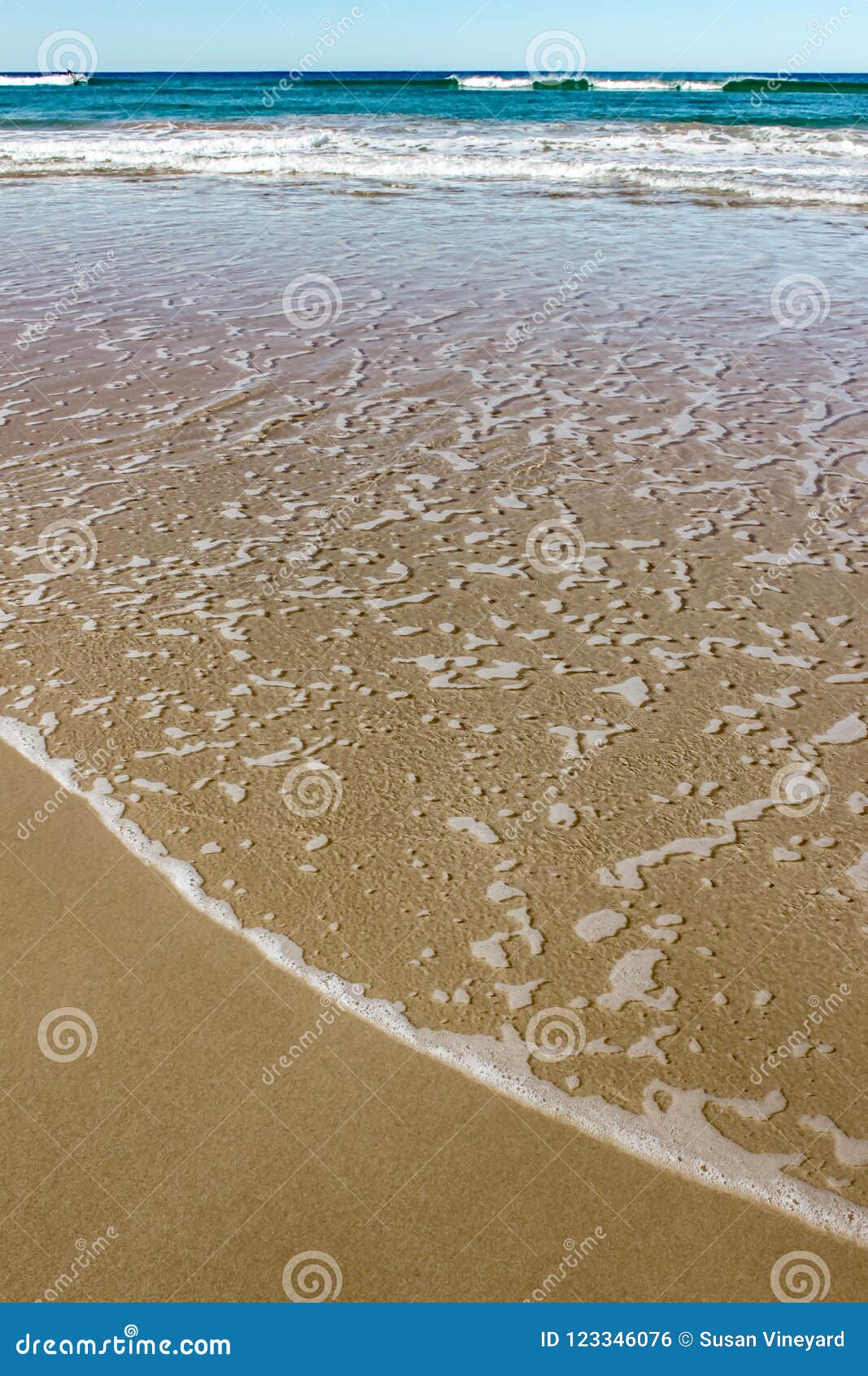 Tide Coming On Beach In Croatia, Path Around The Sea With Splashing ...