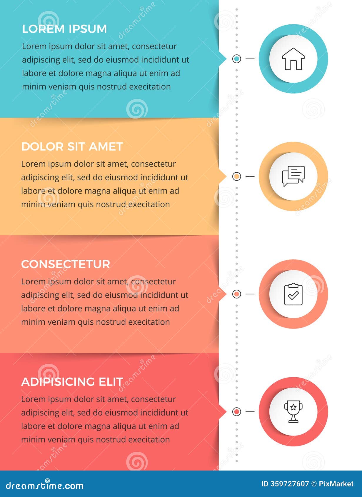 Vertical Infographic Template Stock Vector - Illustration of ...