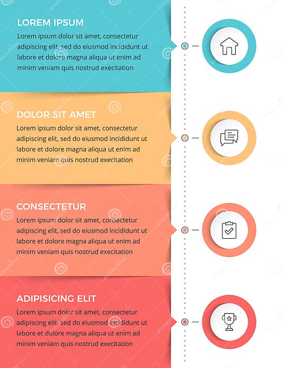 Vertical Infographic Template Stock Vector - Illustration of ...