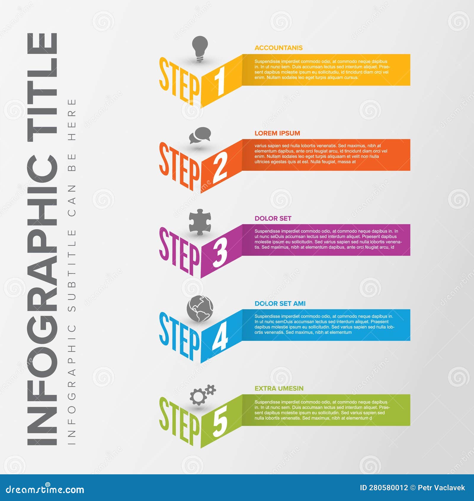Infogrpahic Steps Dark Diagram Template Vector Illustration ... Infogrpahic Steps Dark Diagram Template Vector Illustration ...