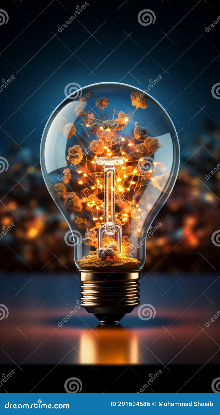 Vertical Innovation Creative Idea Symbolizes Concept of Idea and ...