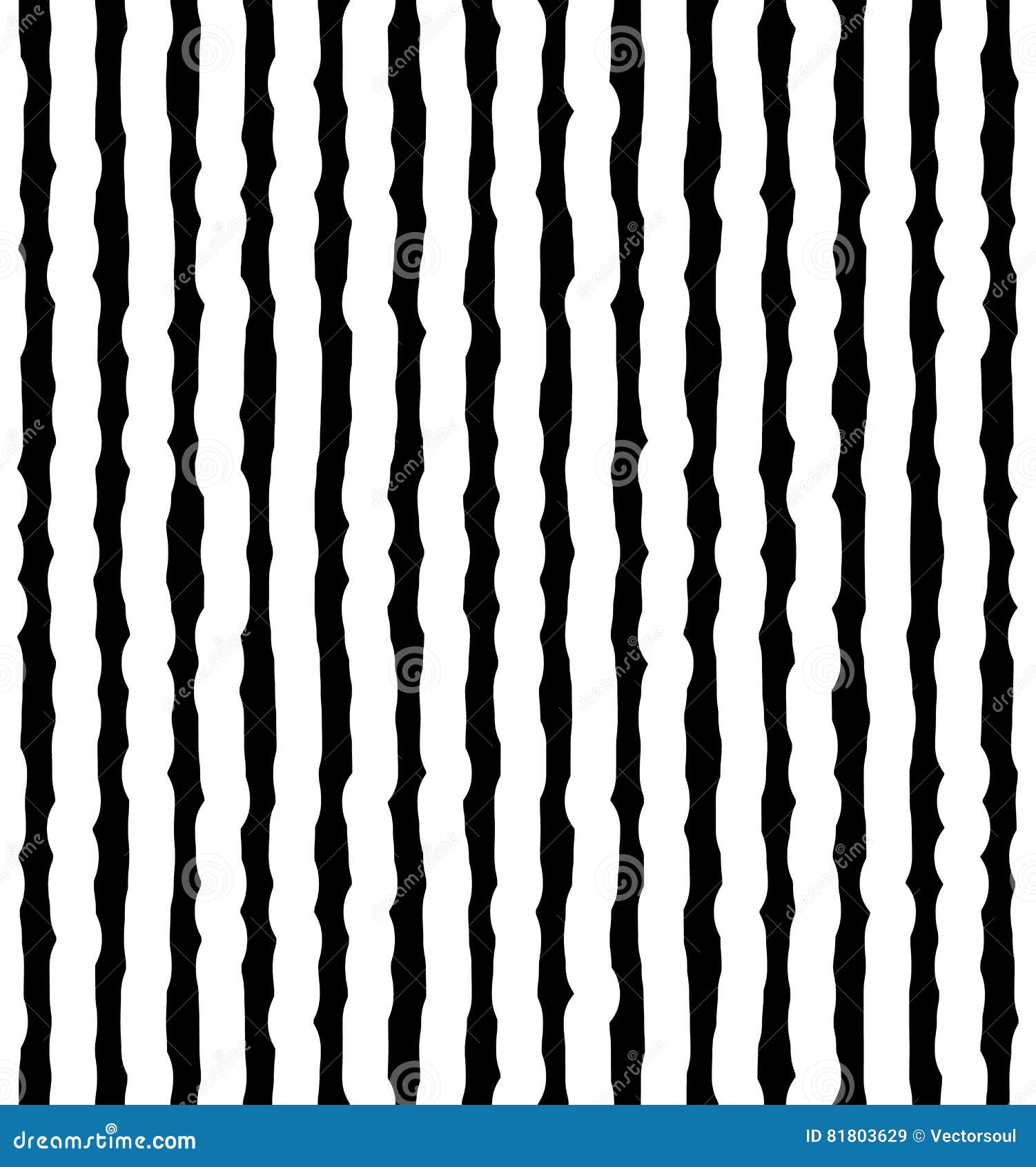 Vertical Irregular, Hand Drawn Lines. Repeatable Pattern Stock Vector ...