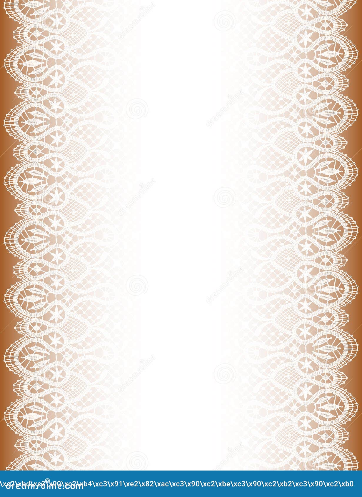 Vertical Lace Seamless Pattern. Stock Vector - Illustration of pencil ...