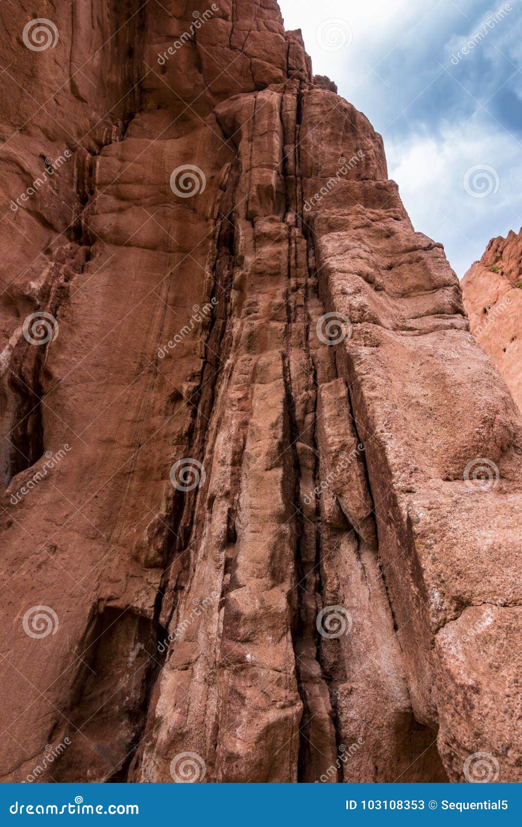 Vertical Layers stock image. Image of sandstone, entering - 103108353