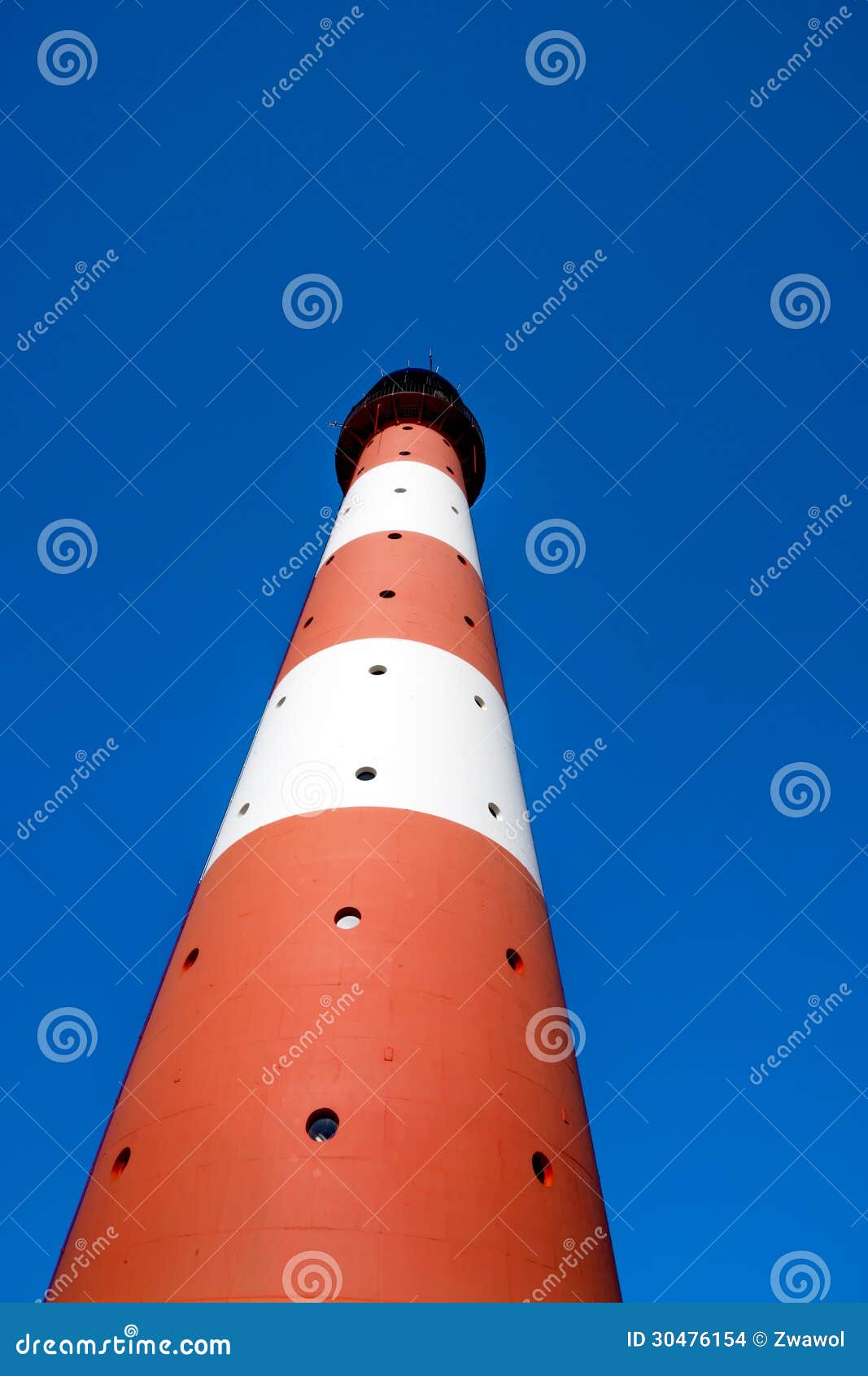 Vertical Lighthouse Westerhever Stock Photo - Image of coast, lightfire ...