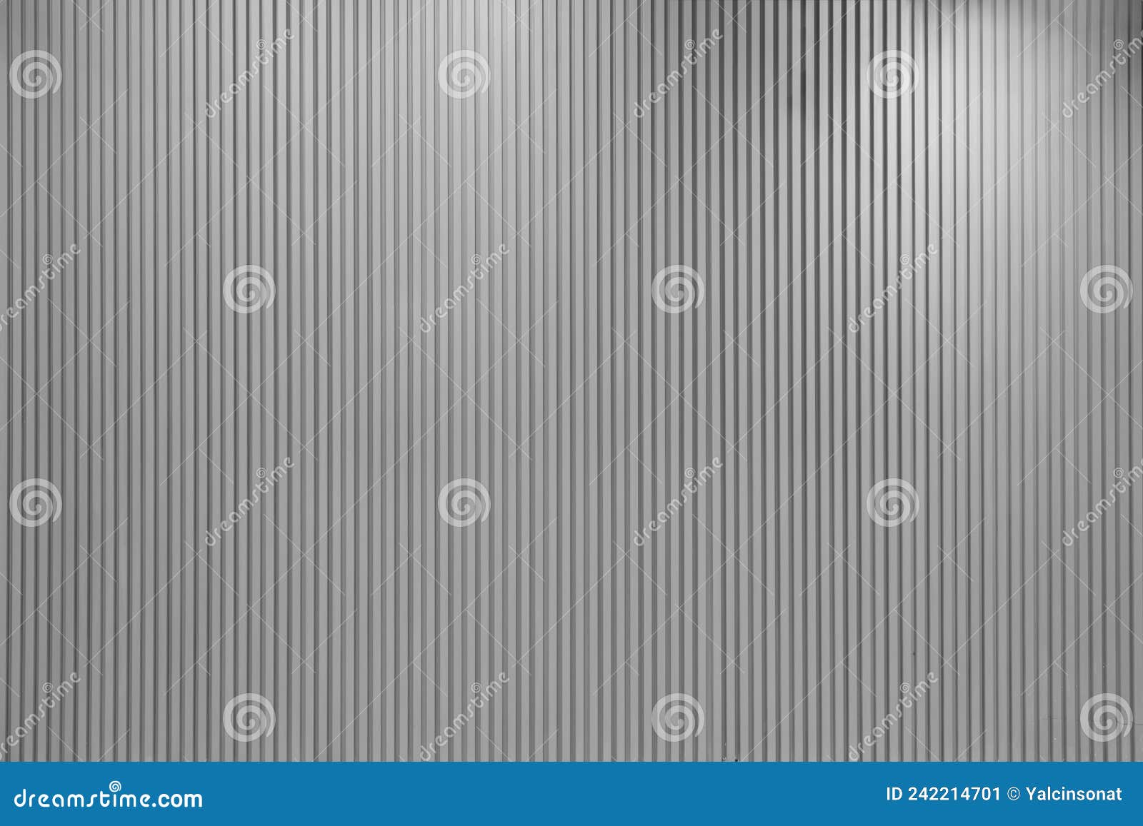 Vertical Line Textured Grey Wall with Lights Hitting it from Different ...