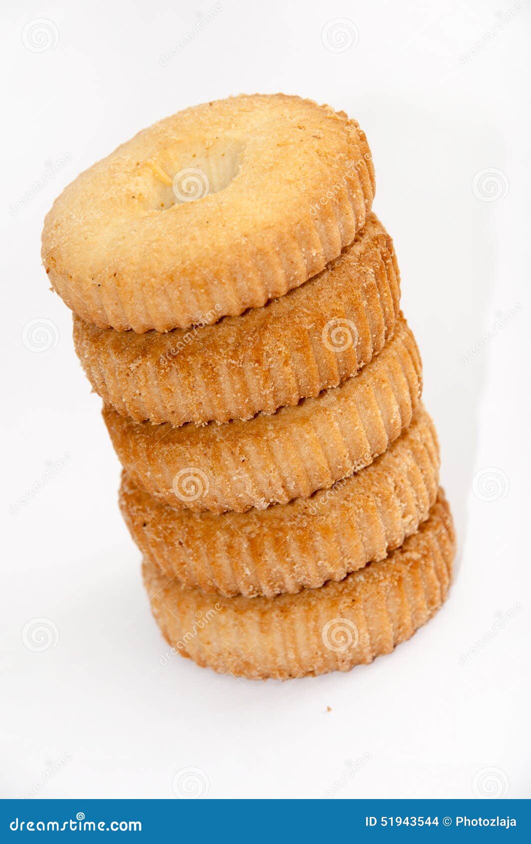 Vertical Lined Cookies on a White Background Stock Photo - Image of ...
