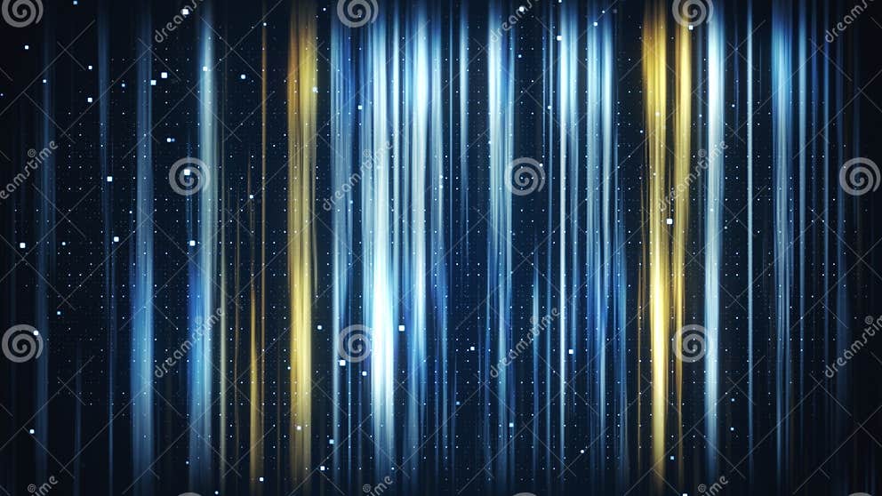 Vertical Lines Abstract Technology Background Stock Illustration ...