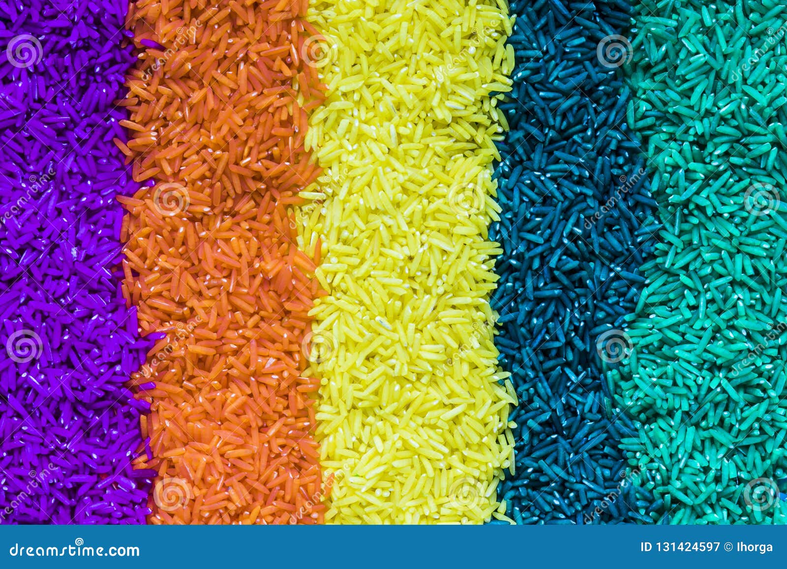 Vertical Lines with Colorful Rice Grain Stock Image - Image of rice ...
