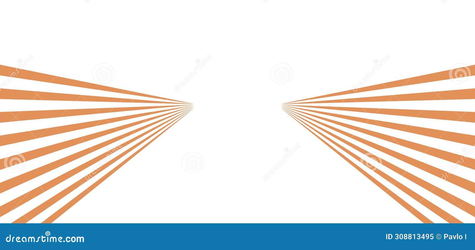 Vertical Lines Directed To the Center Background, Panoramic High Speed ...