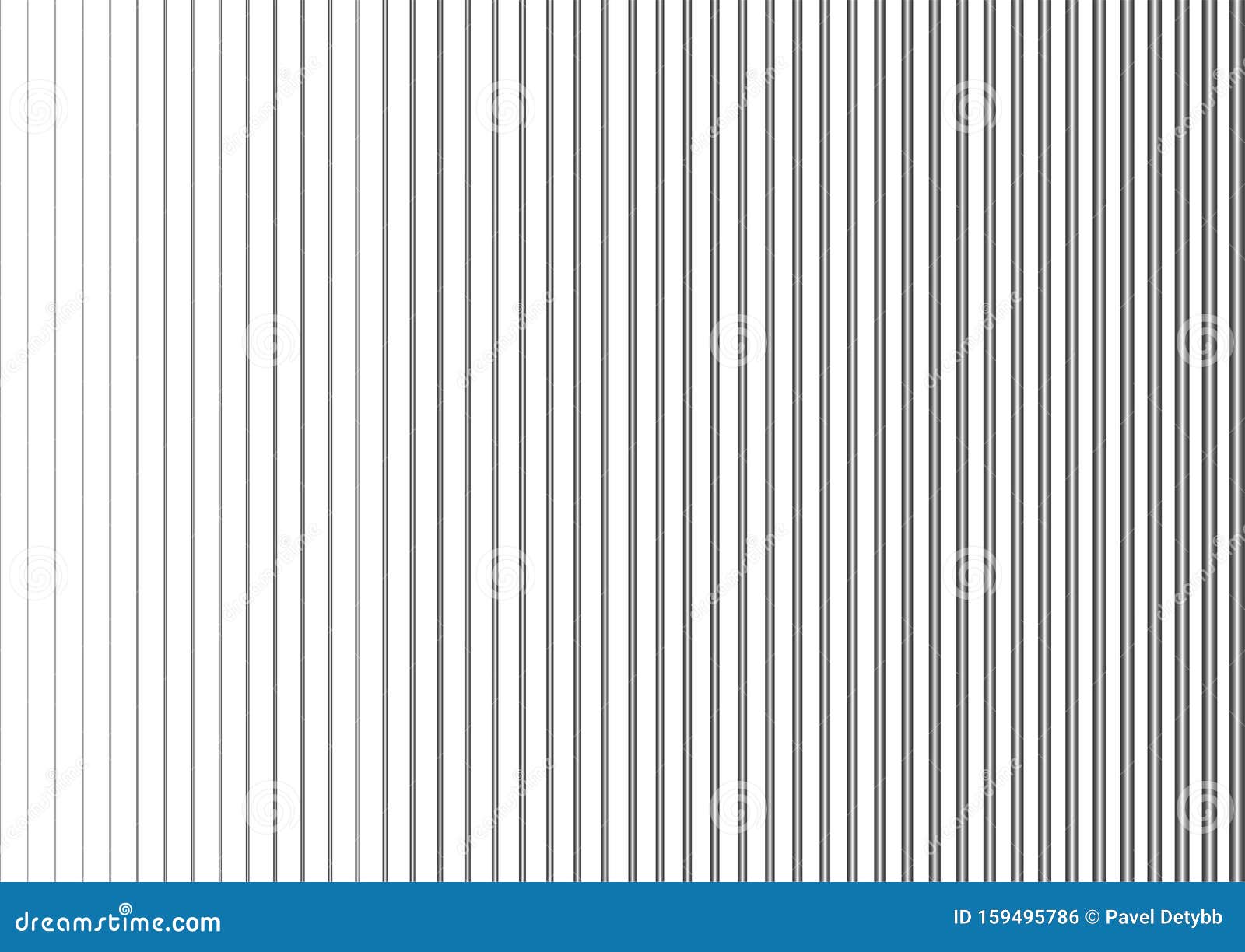 Vertical Lines, Linear Halftone. Pattern with Vertical Stripes. Vector ...