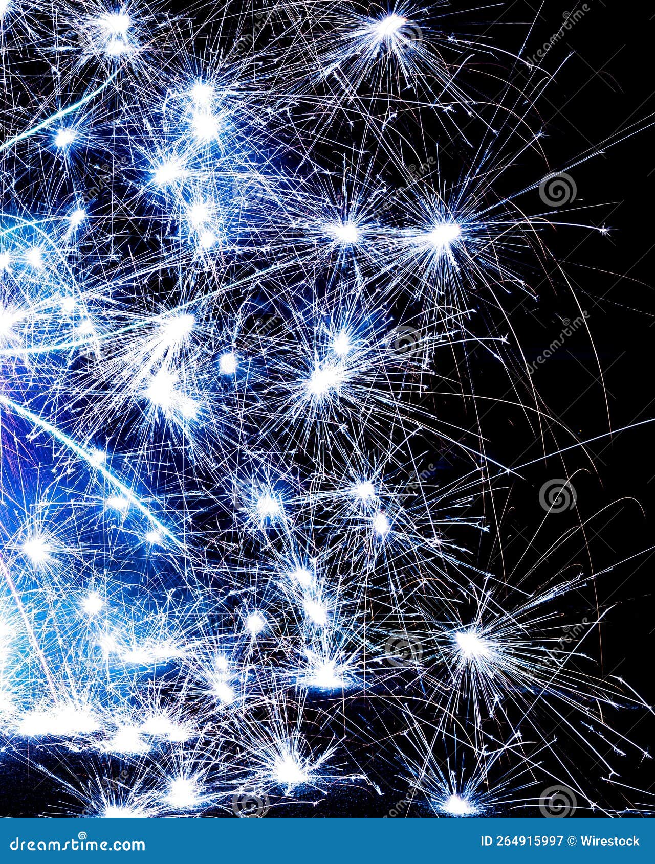 Vertical Long Exposure Shot of the Scenic Sight of Fireworks Exploding ...