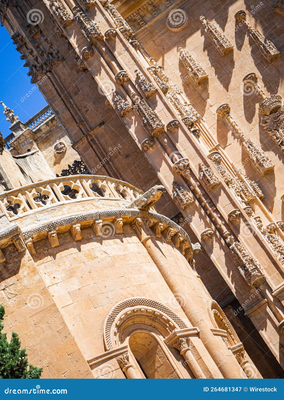 Vertical Low Angle of the Mesmerizing Architecture of the Monumental ...