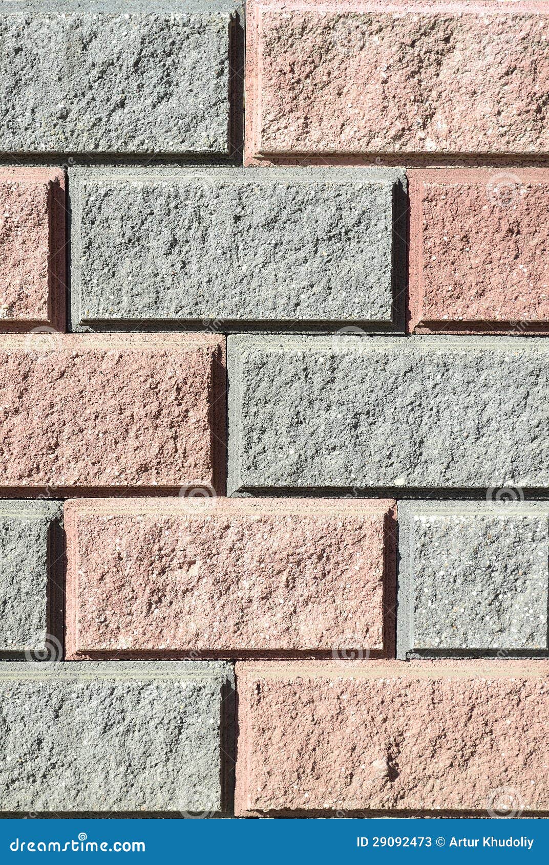 Vertical Mosaic of Decorative Bricks Stock Image - Image of mosaic ...