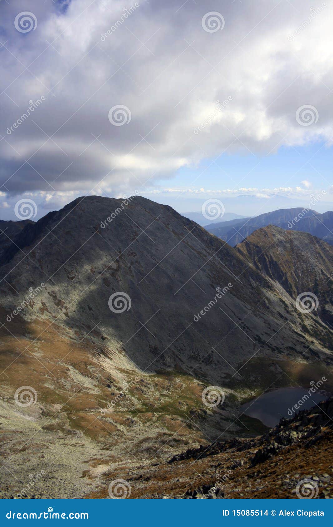 Vertical Mountain Landscape Stock Photo - Image of travel, retezat ...