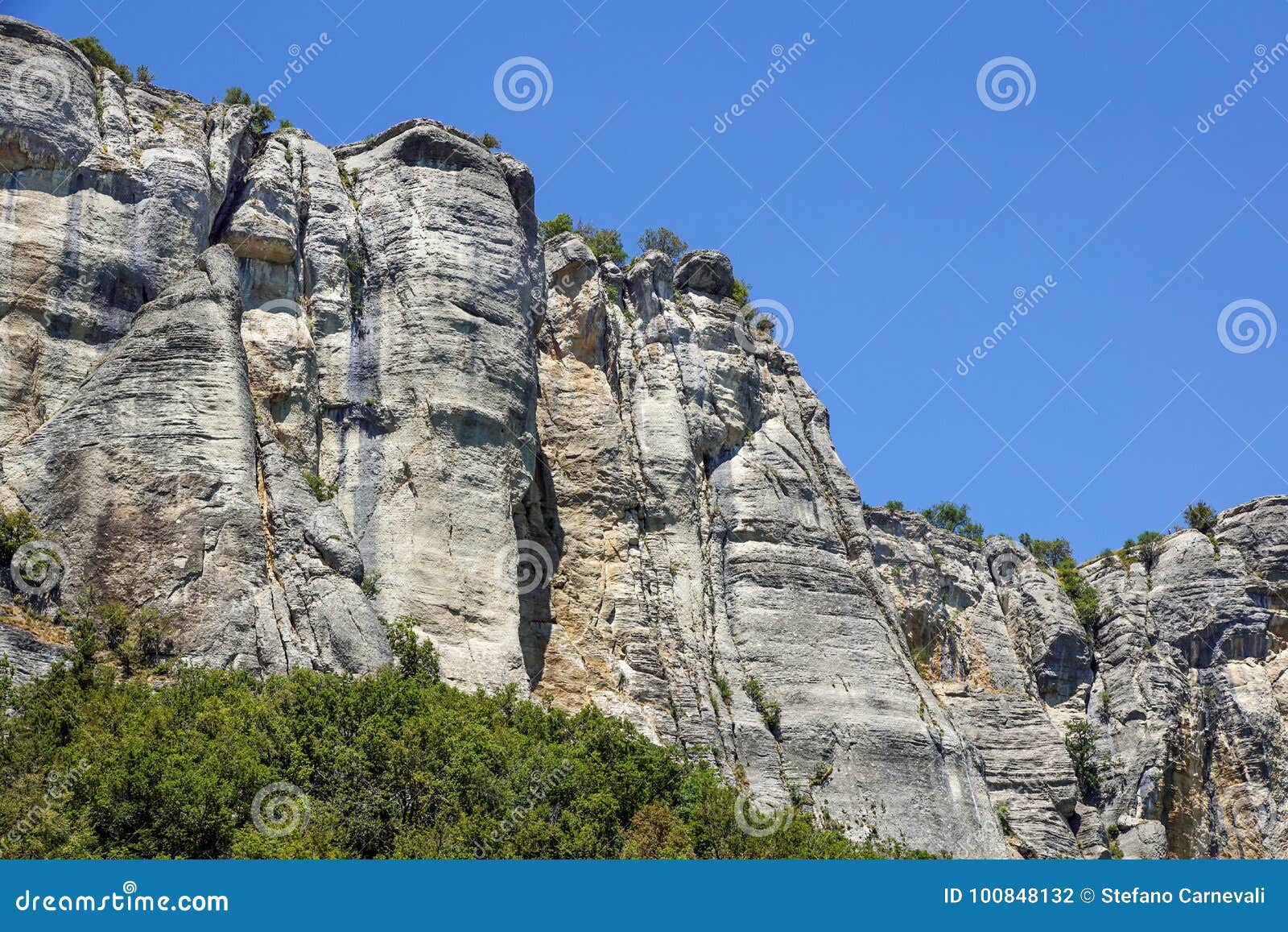 Vertical Mountain . Rock Climbing the Steep Cliffs of the Mountains ...
