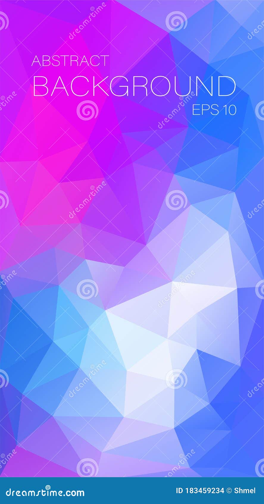 Vertical Multicolor Triangle Background for You Design Stock Vector ...