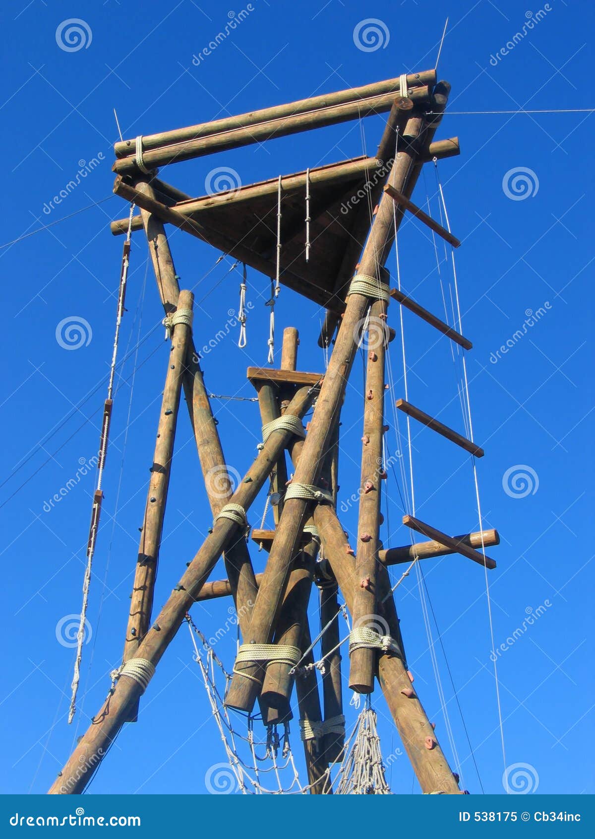 Vertical obstacle course stock image. Image of blue, recreation - 538175