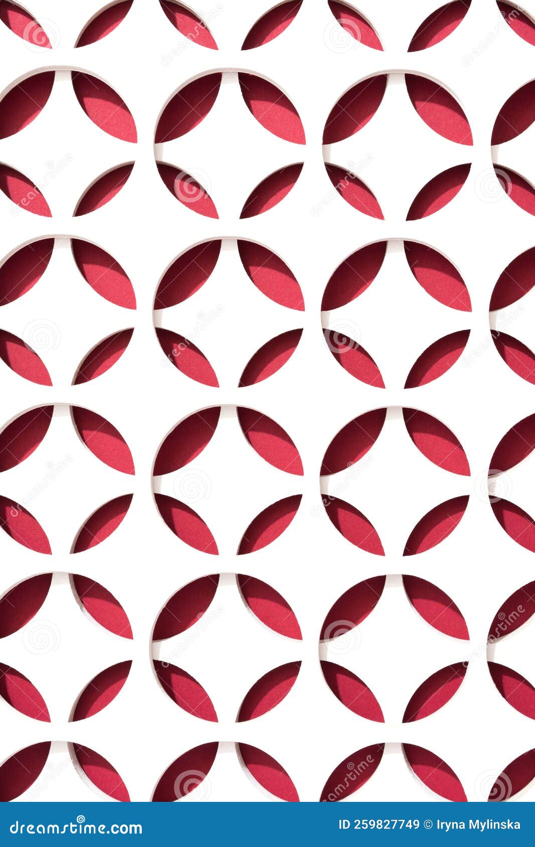 Vertical Open Composition - Diamond Shape Minimal Style Paper Art ...