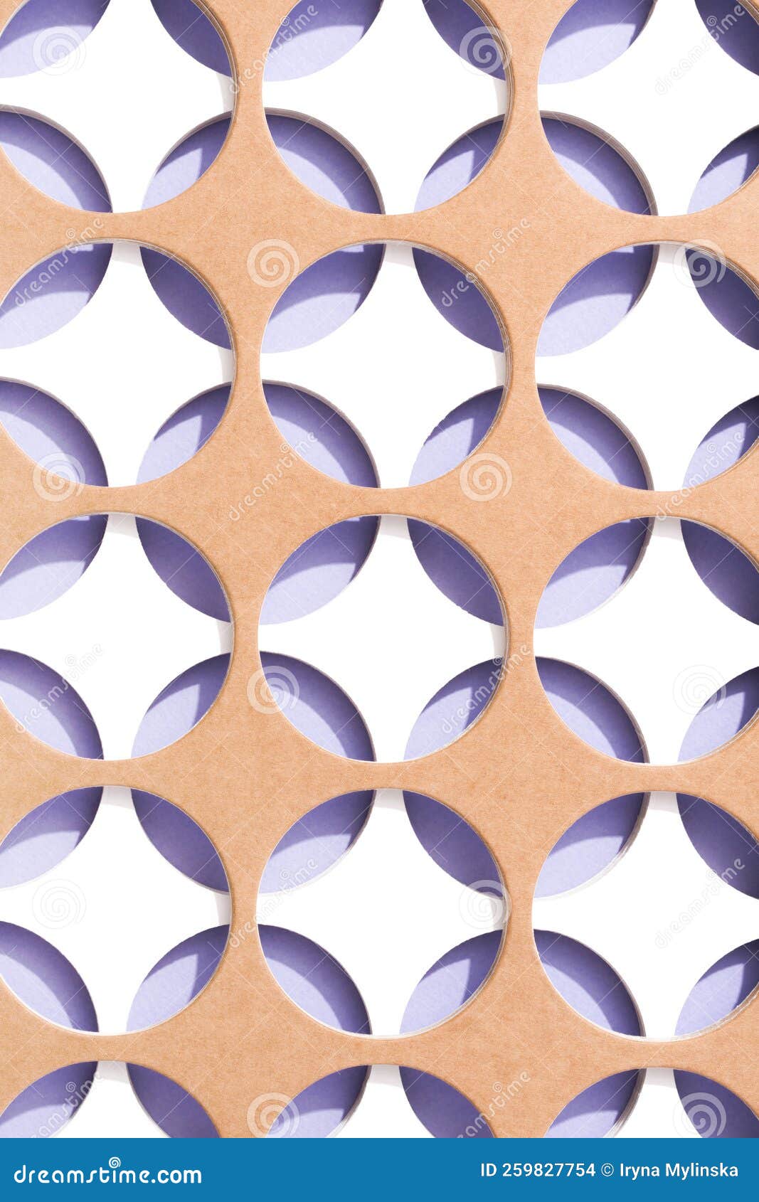 Vertical Open Composition - Diamond Shape Minimal Style Paper Art ...