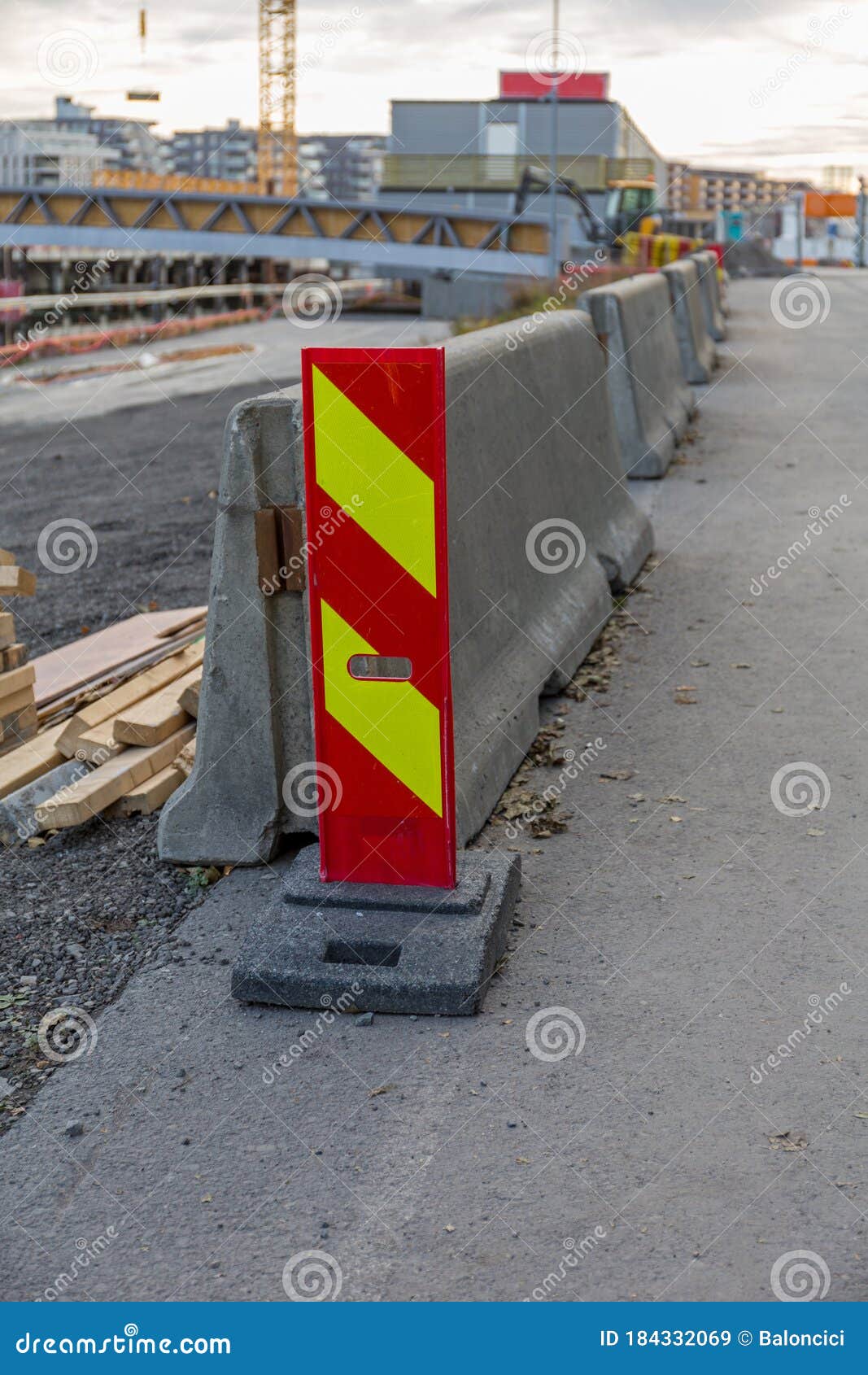 Vertical Panel Barrier stock image. Image of panel, oslo - 184332069