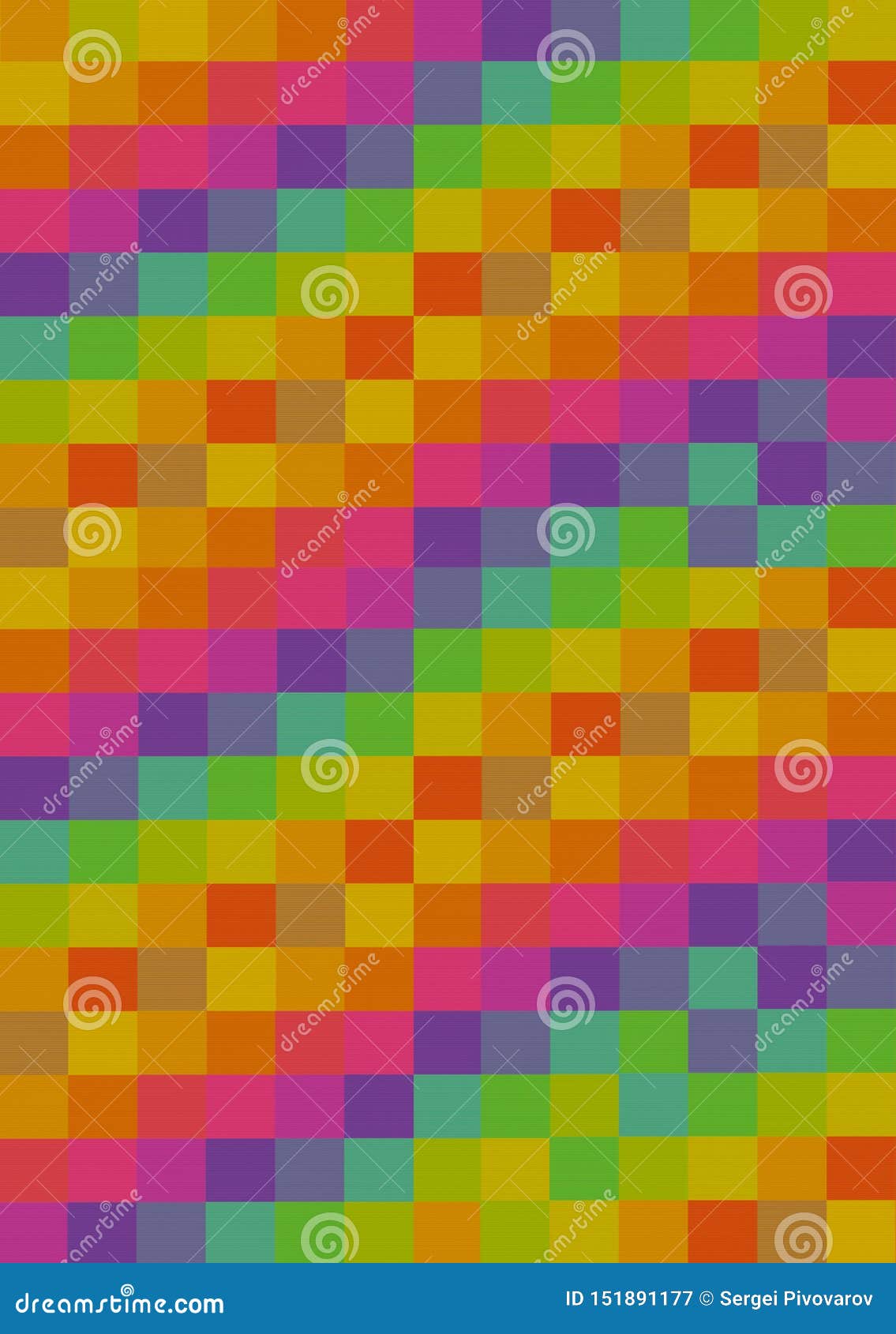 Vertical Panel Colorful Background Squares Multicolour Yellow Orange ...