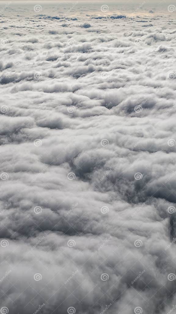Vertical Panoramic Full-screen Fog Texture Stock Photo - Image of mist ...