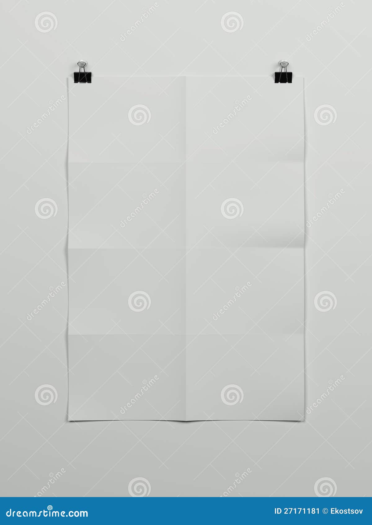 Vertical Paper Sheet Poster Picture Frame Stock Image - Image of folder ...