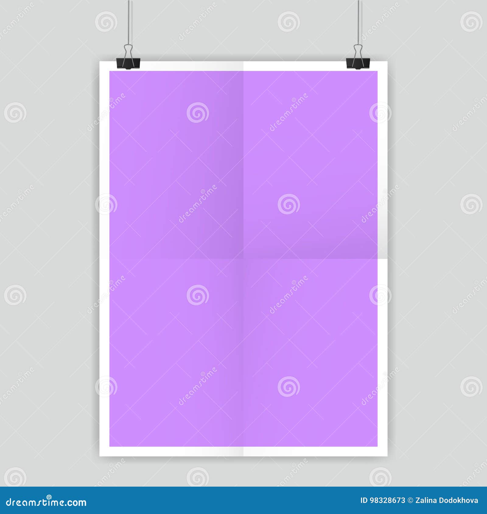 Vertical paper, size of A4 stock vector. Illustration of business ...