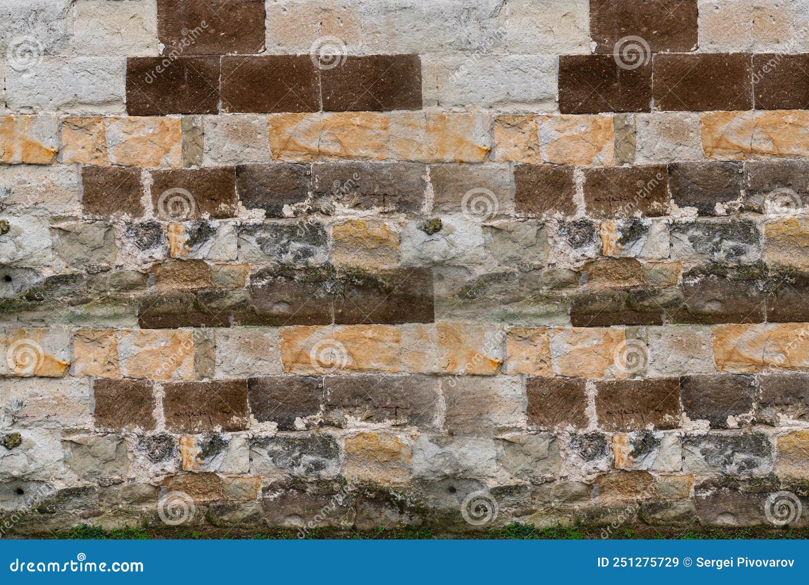 Vertical Pattern Stone, Brick Factory Wall Weathered Texture Stock ...