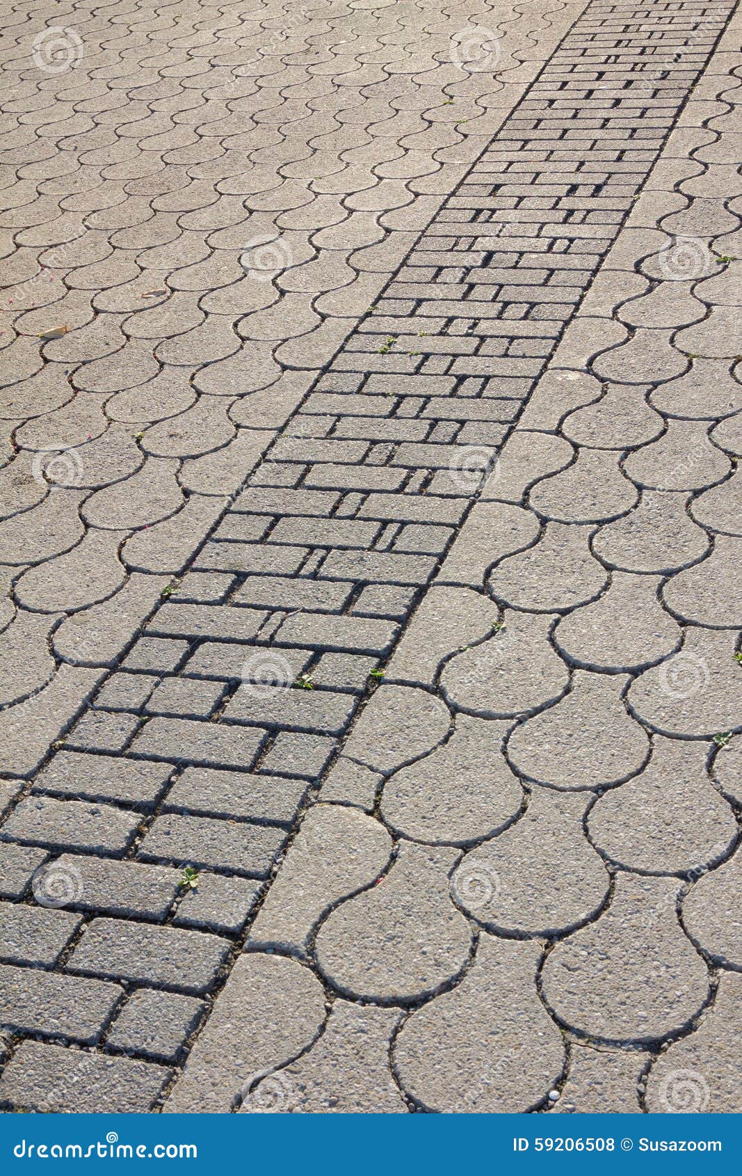 Pavement With Fish Scale And Diagonally Pattern Royalty-Free Stock ...