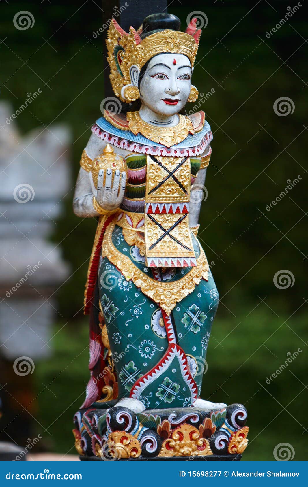 Vertical Photo of Beautiful Balinese Statue Stock Image - Image of ...