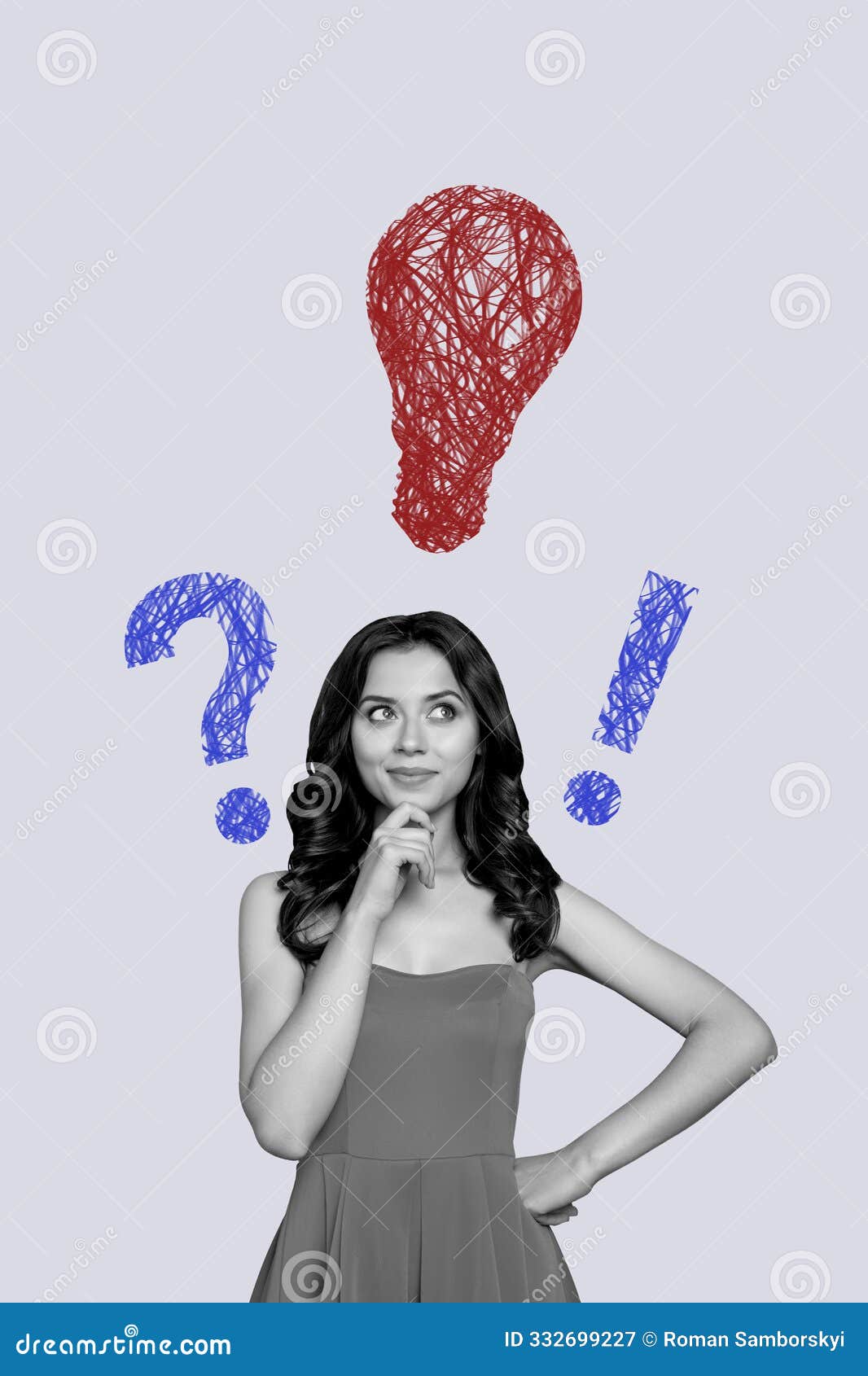 Exclamation And Question Marks Symbol. Magnifying Glass With ... Exclamation And Question Marks Symbol. Magnifying Glass With ...