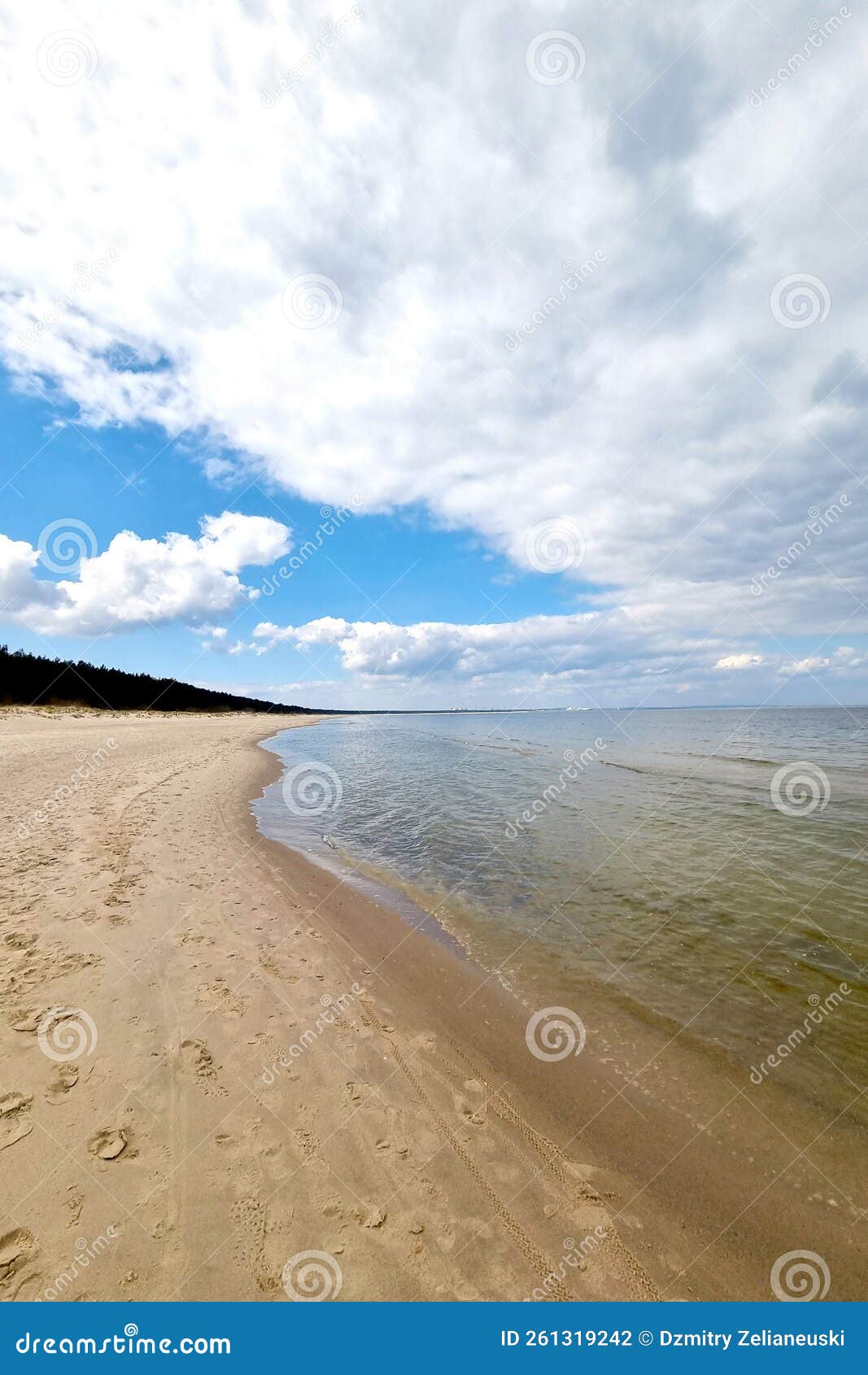 Vertical Photo. View of the Sea on a Summer Day. Rest on the Sea. Stock ...