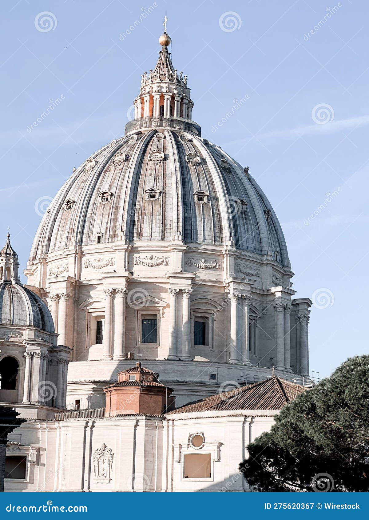 Vertical Photograph of the Saint Peter in Rome, Italy Stock Image ...