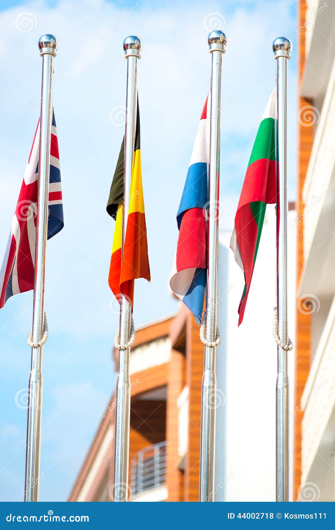 Vertical Picture Of National Flags Stock Photography | CartoonDealer ...