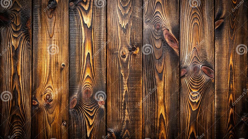 Vertical Planks of Rustic Dark with Grain Texture As Solid Wood ...