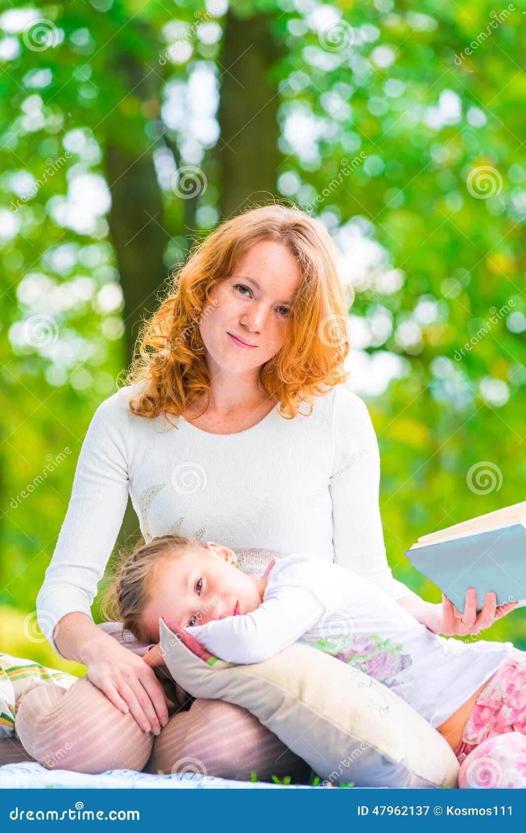 Vertical Portrait of a Mother and Daughter Stock Image - Image of ...