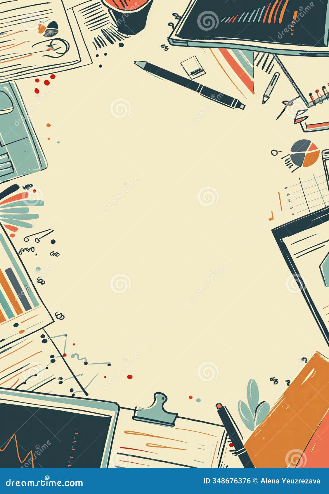 A Vertical Poster Background Design for a Conference or Seminar in a ...