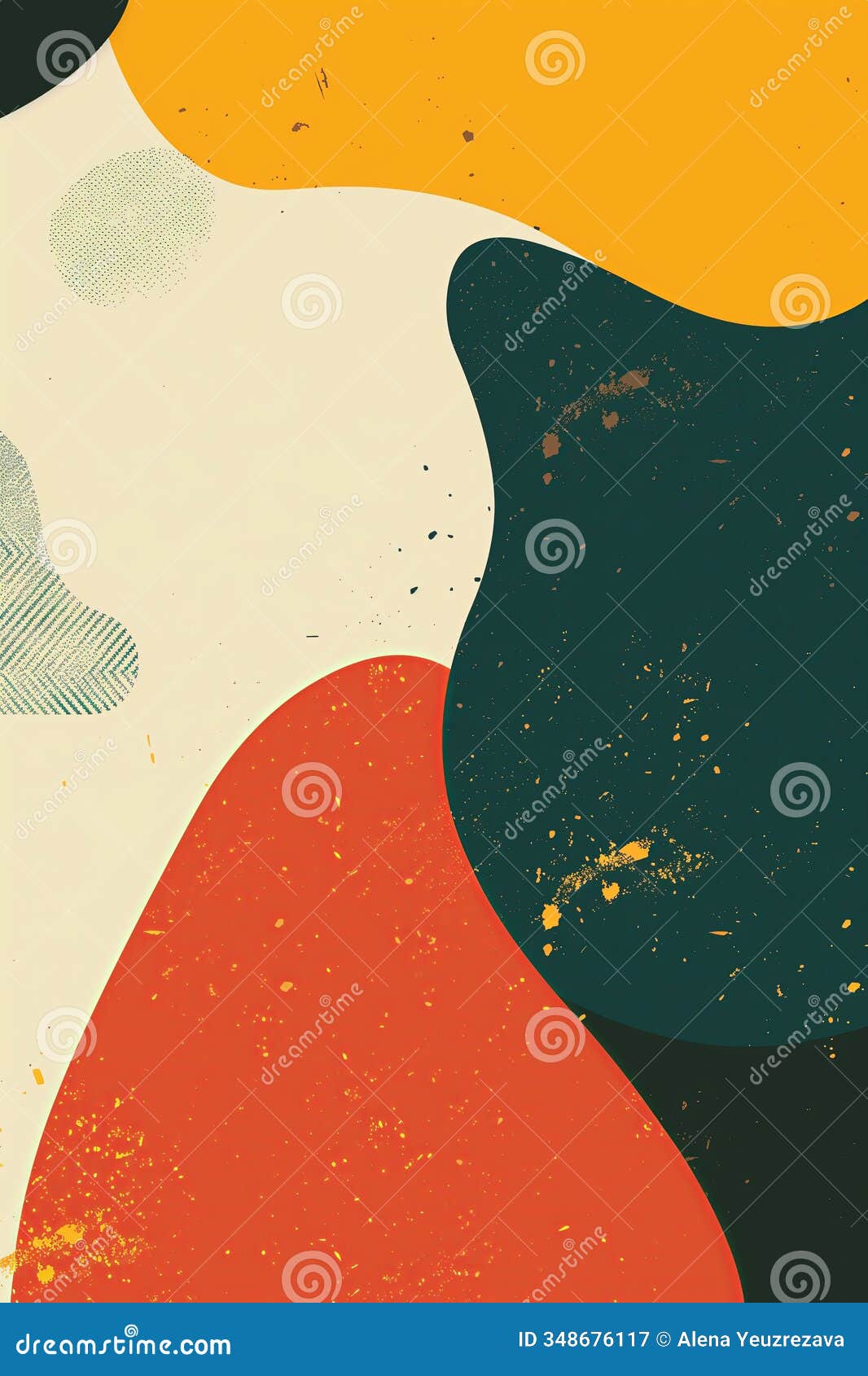 Vertical Poster Background Design in Flat Minimalistic Style, Gradient ...