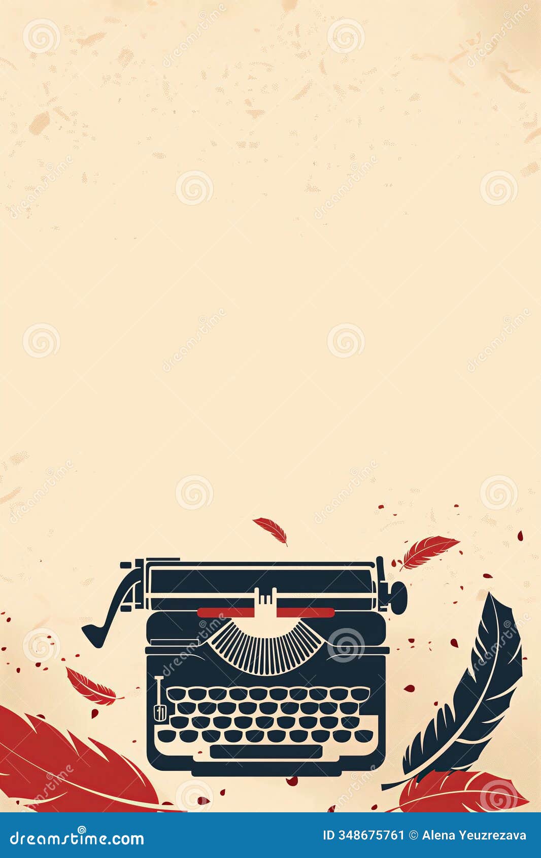 Vertical Poster Background Design in Flat Minimalistic Style, Solid ...