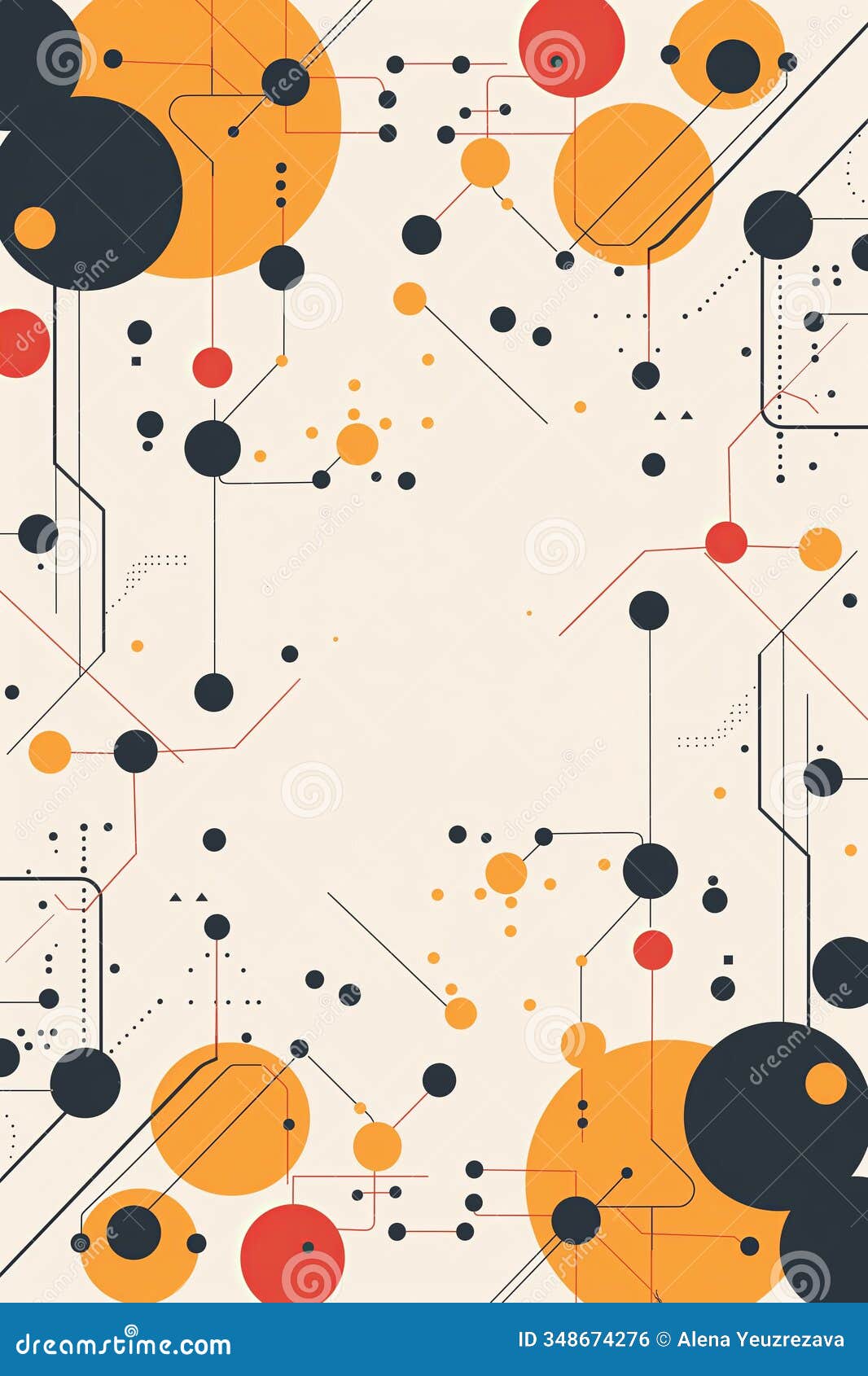 Vertical Poster Design for Science and Technology Event, Flat ...