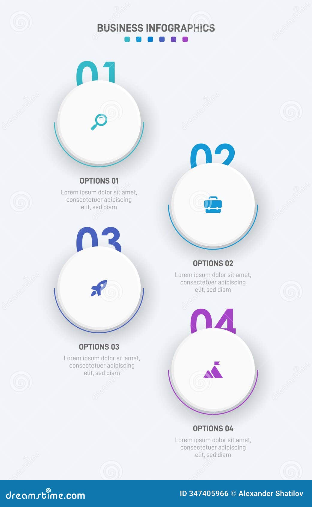 Vertical Progress Bar Featuring 4 Arrow-shaped Elements, Symbolizing ...