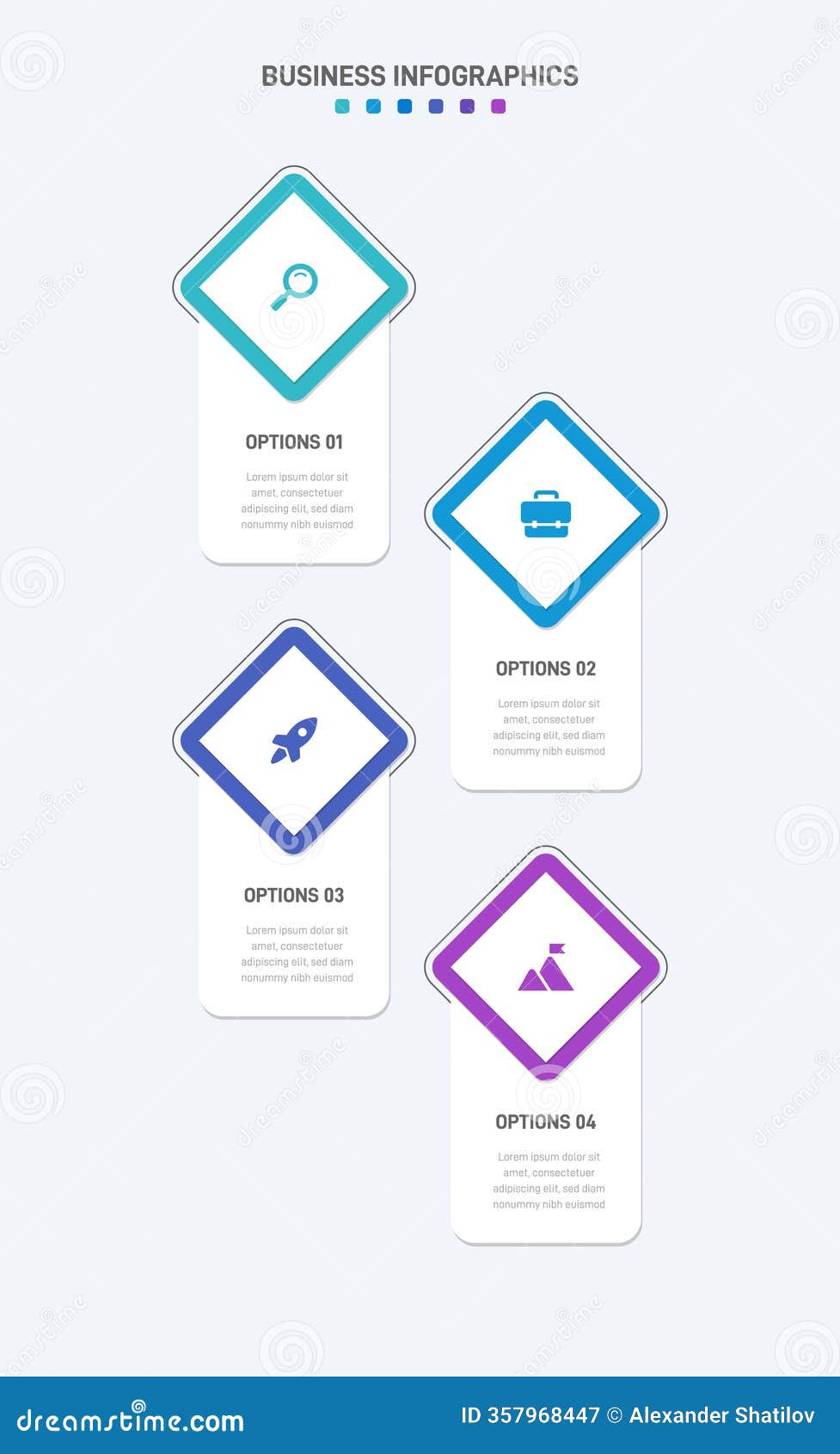 Vertical Progress, Step, Phase Indicators With 5 Steps. Vector ...