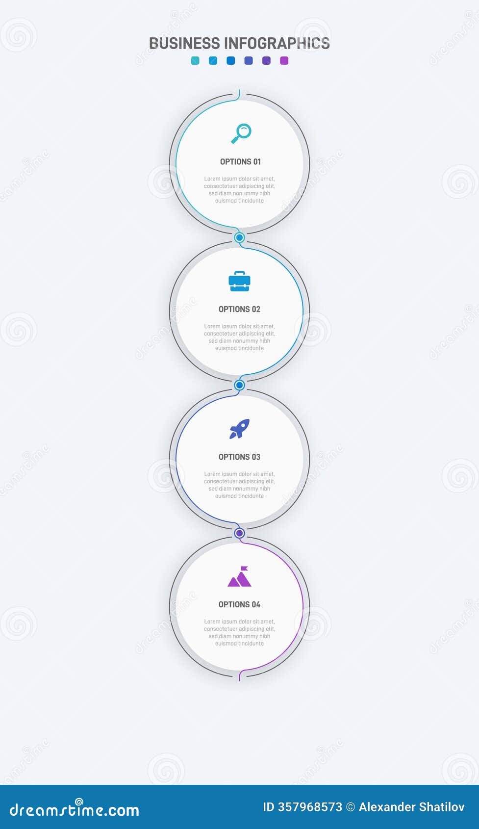 Vertical Progress, Step, Phase Indicators With 5 Steps. Vector ...
