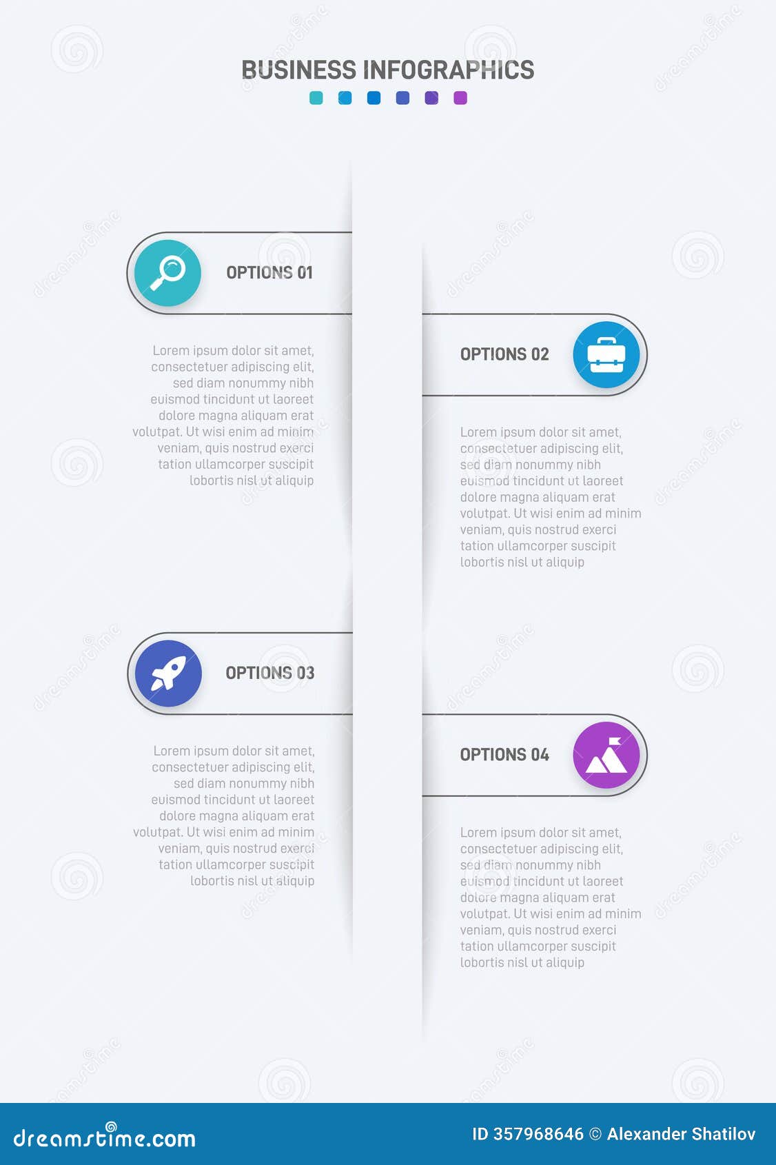 Vertical Progress, Step, Phase Indicators With 5 Steps. Vector ...