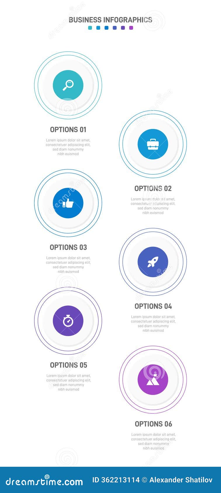 Vertical Progress Bar Featuring 6 Arrow-shaped Elements, Symbolizing ...