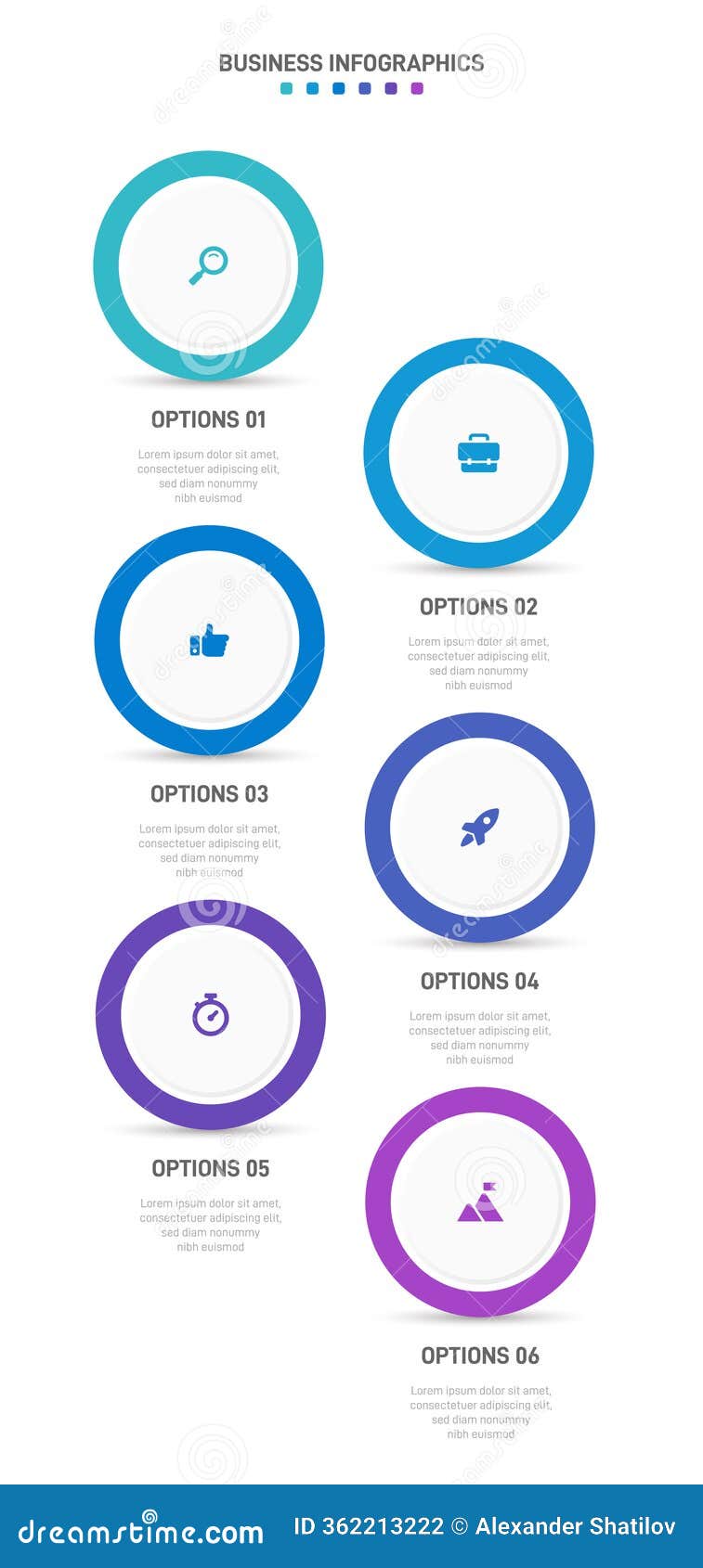 Vertical Progress Bar Featuring 6 Arrow-shaped Elements, Symbolizing ...