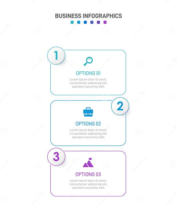 Vertical Progress Bar Featuring 3 Arrow-shaped Elements, Symbolizing ...